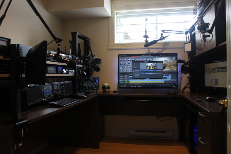 New ham shack design and rebuilt - VA2PV / Laboenligne.ca