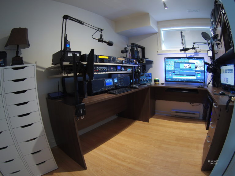New ham shack design and rebuilt - VA2PV / Laboenligne.ca